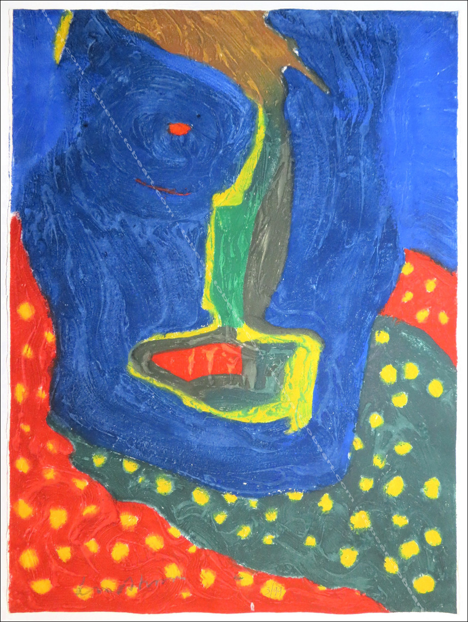 Bengt LINDSTRÖM - Composition III. Gravure au carborundum. Galerie Tobeart. Bengt LINDSTRÖM - Composition III. Gravure au carborundum. Galerie Tobeart.