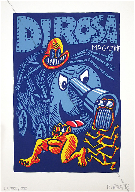 Hervé DI ROSA - Dirosa Magazine, 1985. Galerie Tobeart.